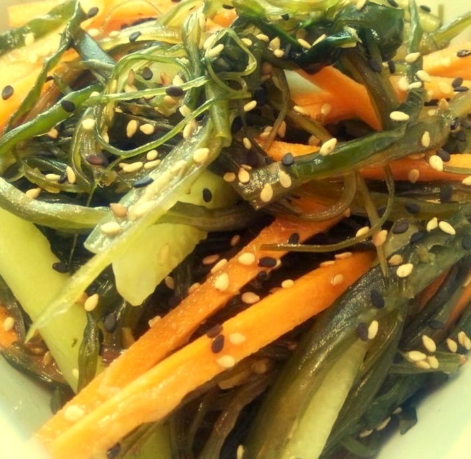 Kombu Seaweed Salad – Vegetable Salad – Nicolas Strappini Art