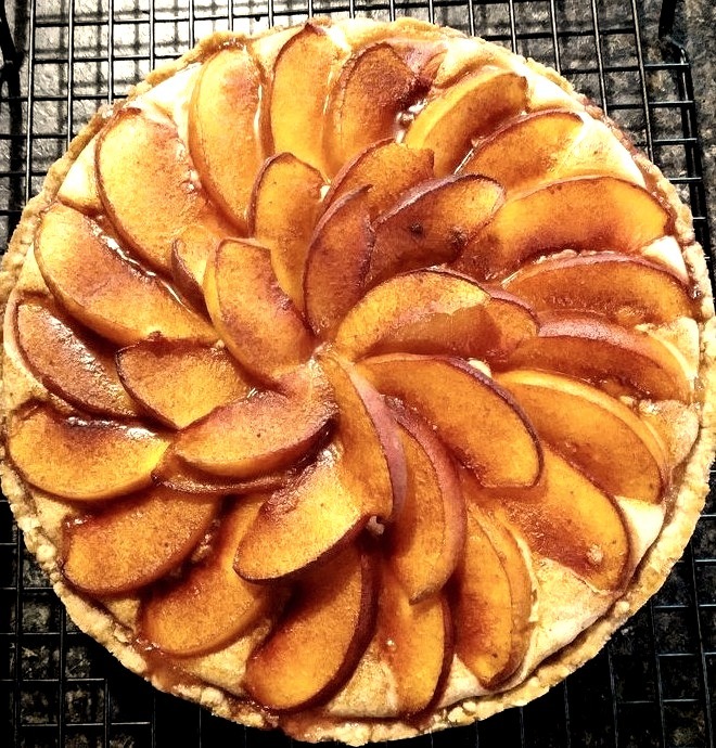 Peach and Cream Cheese Torte – Pies | Nancy Moomoo