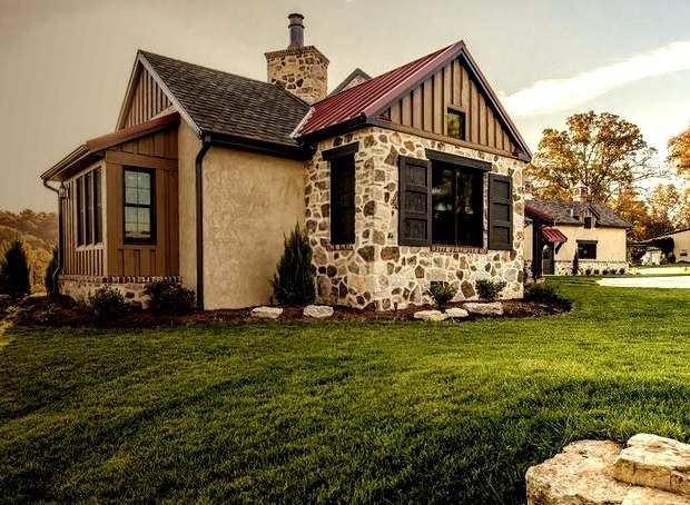 Stone – Farmhouse Exterior – Plante Comestibles Blog
