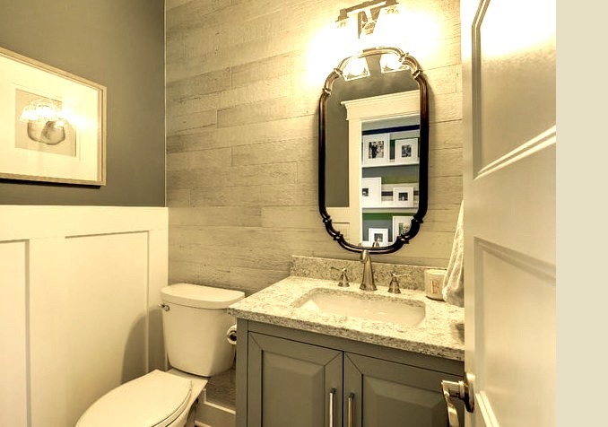 Transitional Powder Room – Bathroom – JC Brae